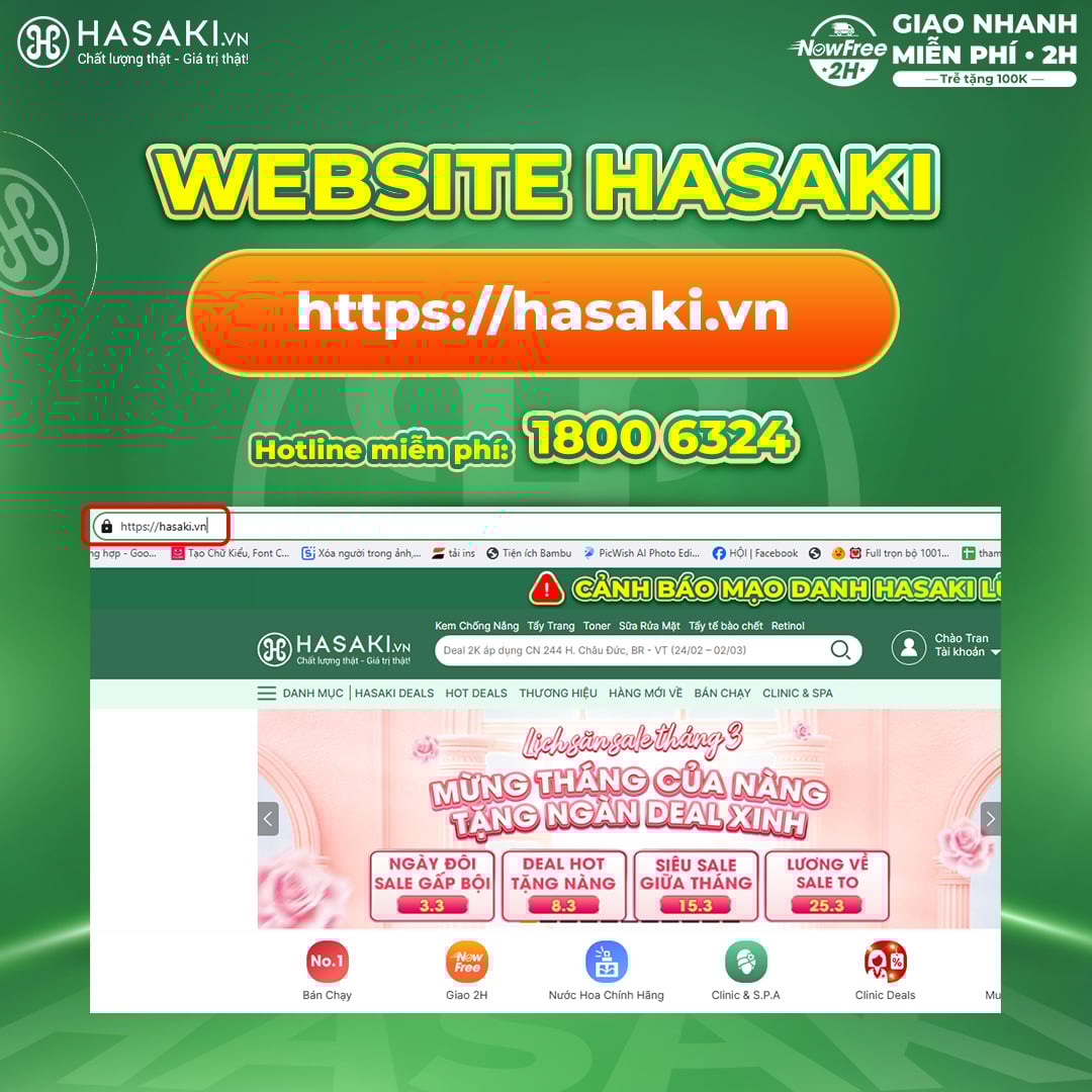 Hướng Dẫn Nhận Biết Kênh Chính Thức Của Hasaki | Hasaki.vn